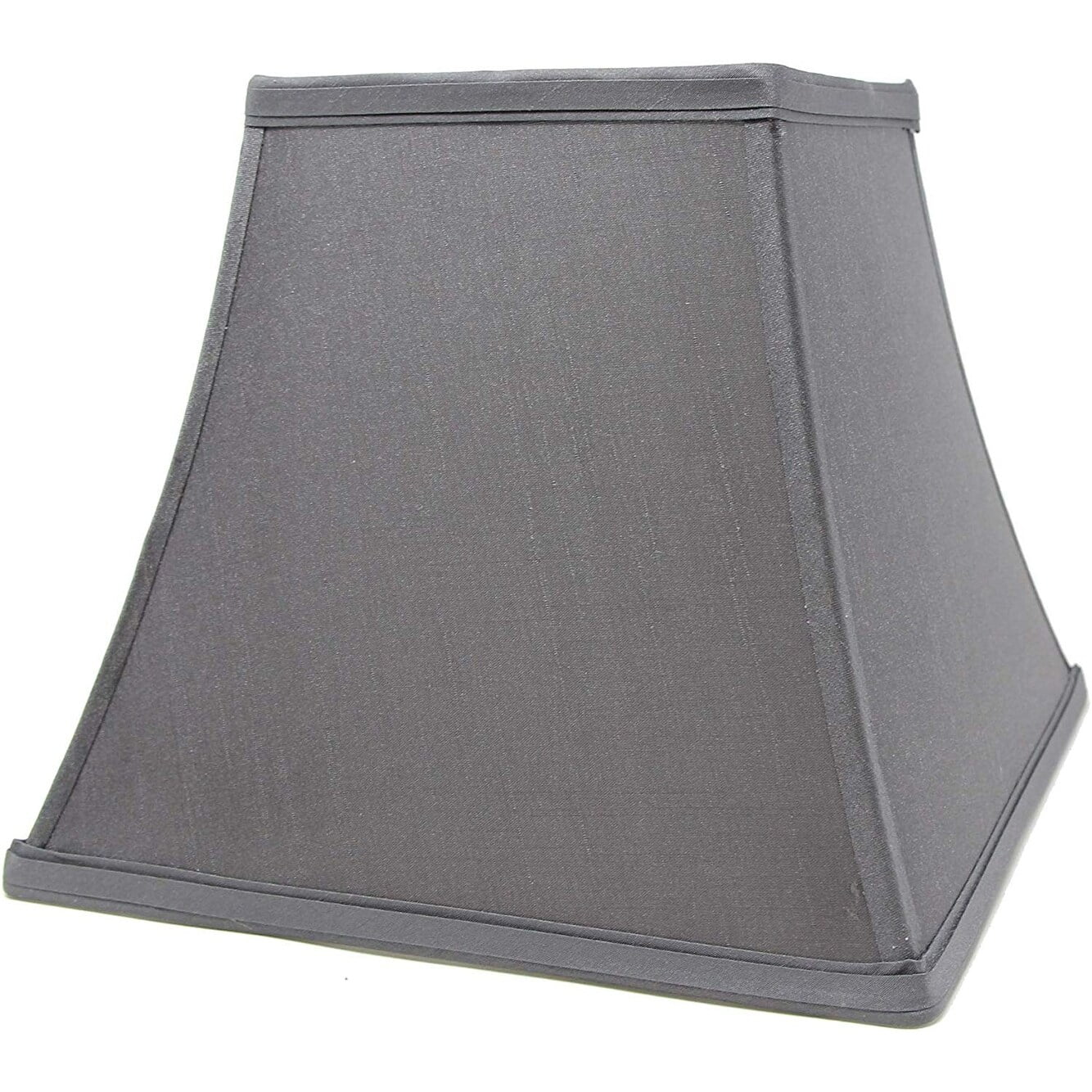 Silk Square Cut Lampshade, 5.25 inch Top, 9 inch Bottom, 8 inch Slant ...