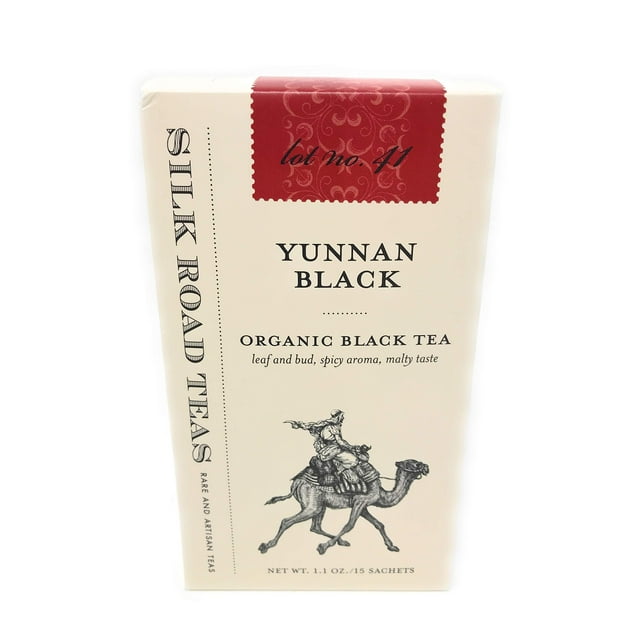 Silk TMH1 Road Teas, Organic Yunnan Black Tea, English Breakfast, Spicy ...