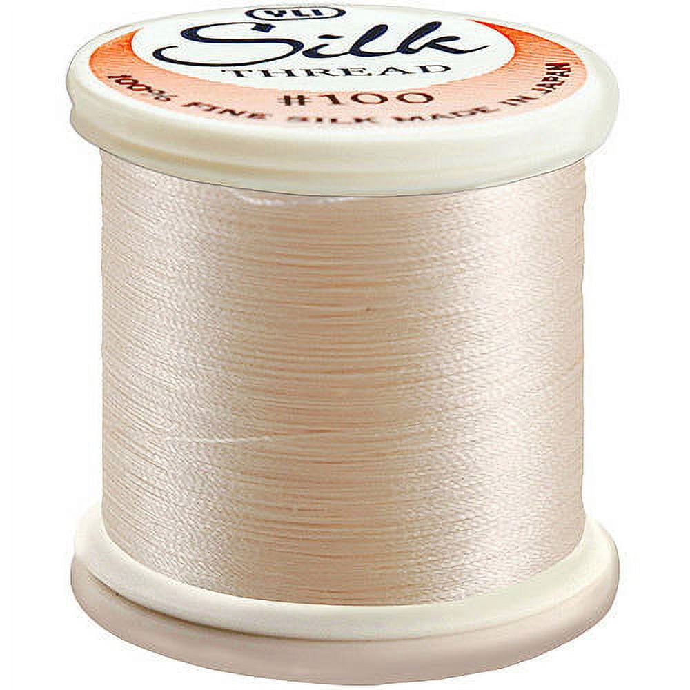Silk Thread 100wt 200m-Natural White, Pk 5, YLI Corporation - Walmart.com