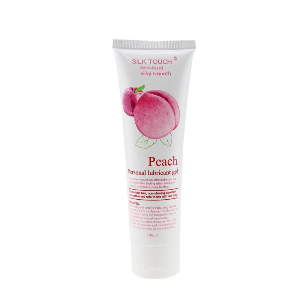 Silk Touch Peach Flavored Water Based Flavored Lubricant Personal ...