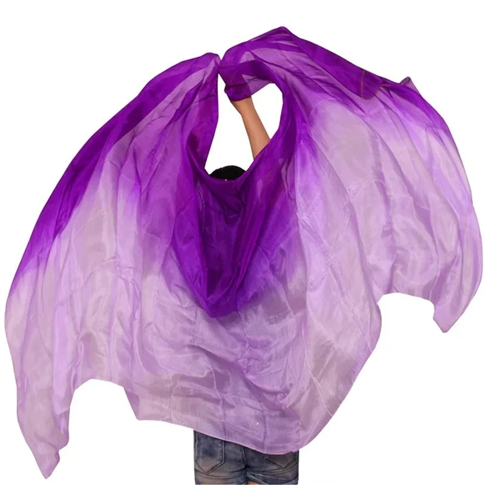 Silk Veils Belly Dancing Mixing Color Veil Women Silk Scarf Silk Veils ...