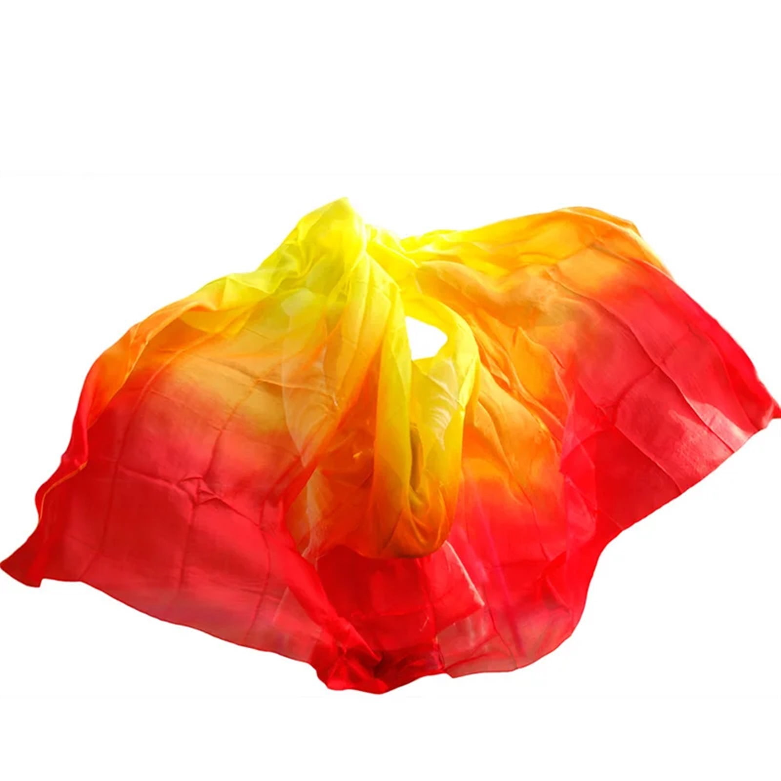 Silk Veils Handmade Dyed Scarf Shawl Silk Veils Dance Stage Performance ...