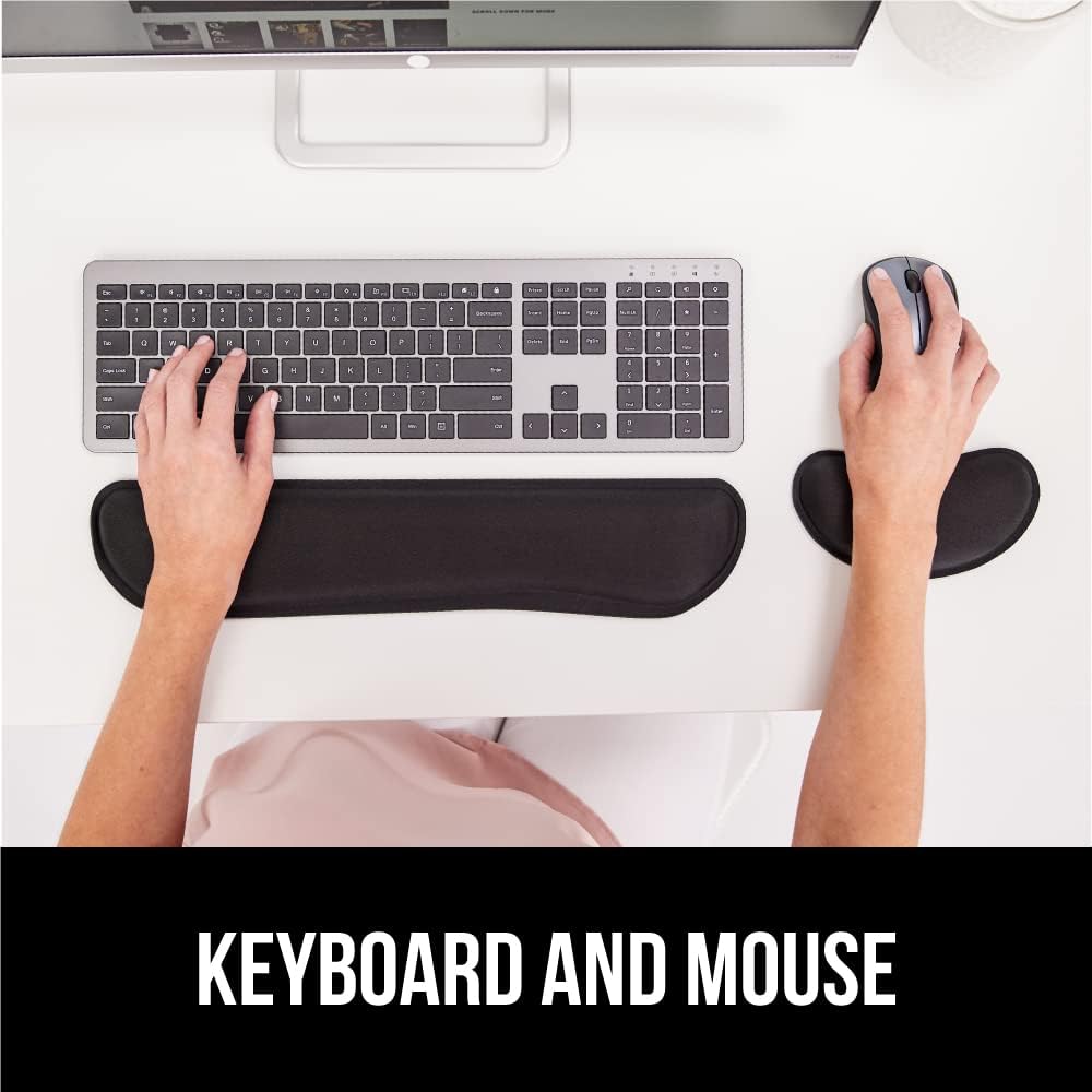 3M, MMMWR305LE, Gel Wrist Rest, 1, Black - Walmart.com