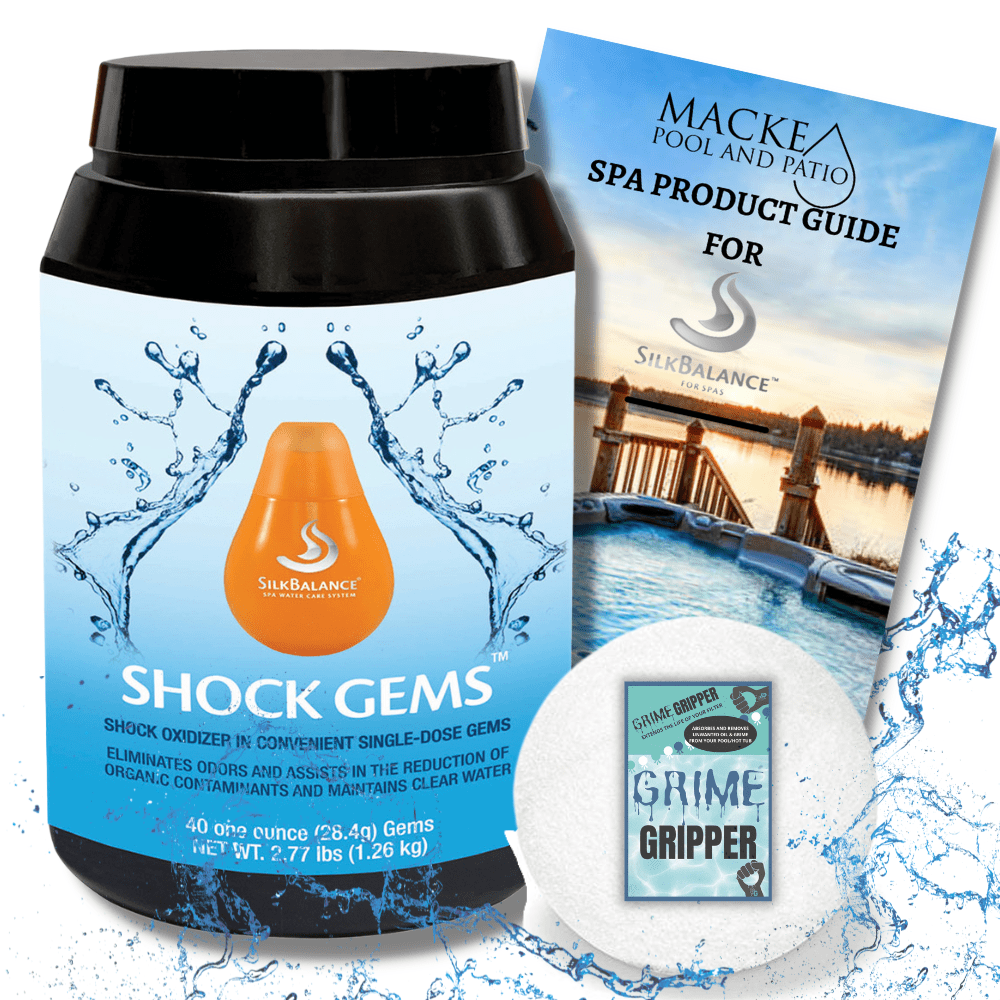 SilkBalance Shock Gems - 40 Gems With Macke Pool & Patio Flyer and ...