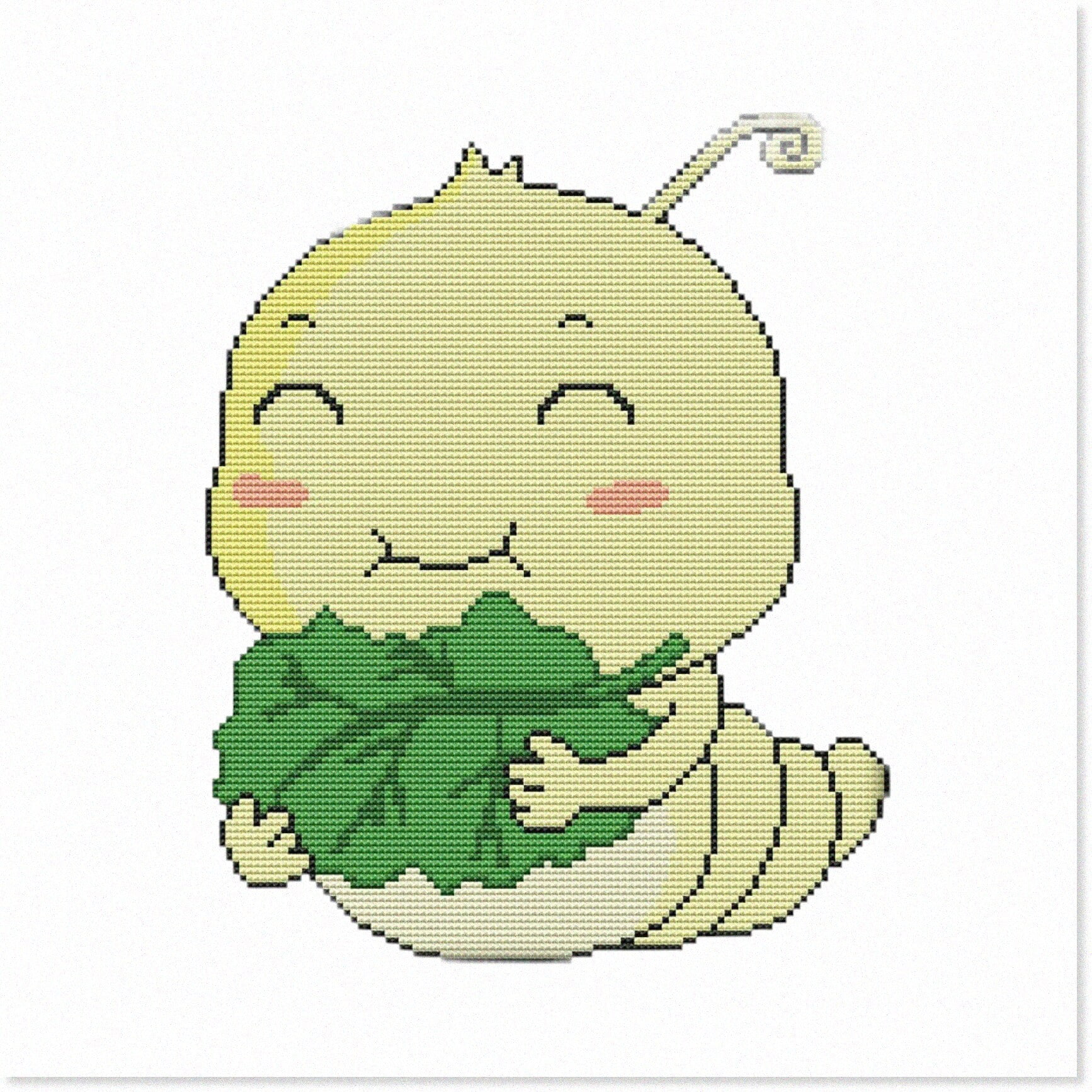 SilkStitch DIY Kit: Silkworm Serenade - Cross Stitch Magic for Insect ...