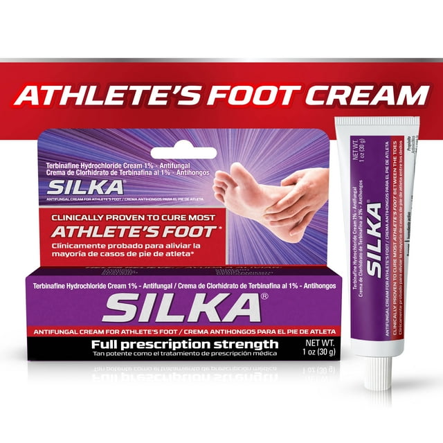 Silka Athlete's Foot Prescription Strength Antifungal Cream, 1 oz ...