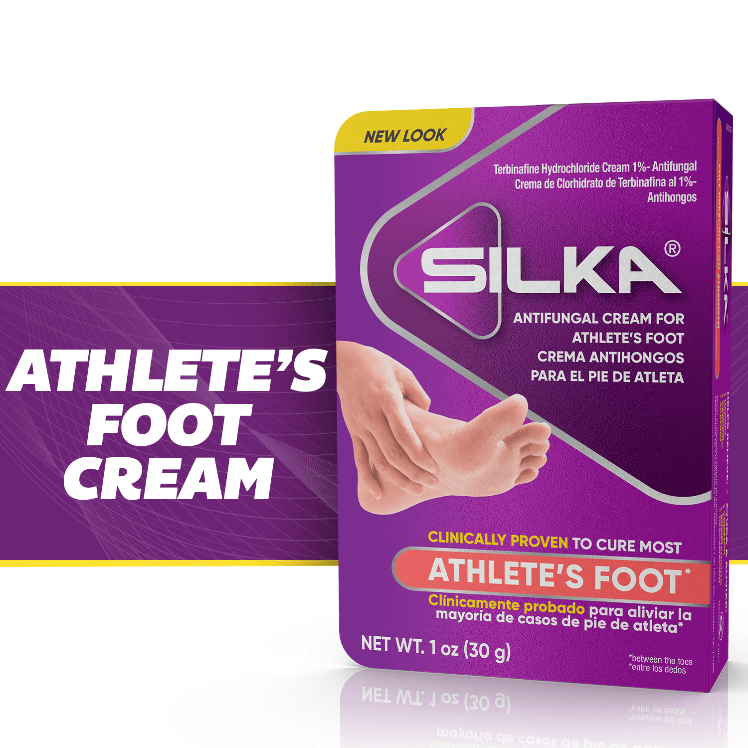Silka Athlete's Foot Prescription Strength Antifungal Cream, 1 oz HSA ...