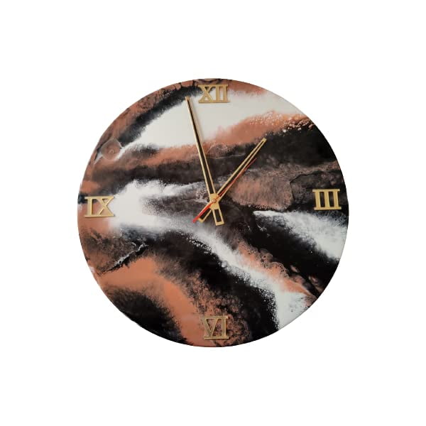 Silken Icicle Wood and Epoxy Wall Clock (Square) - Walmart.com