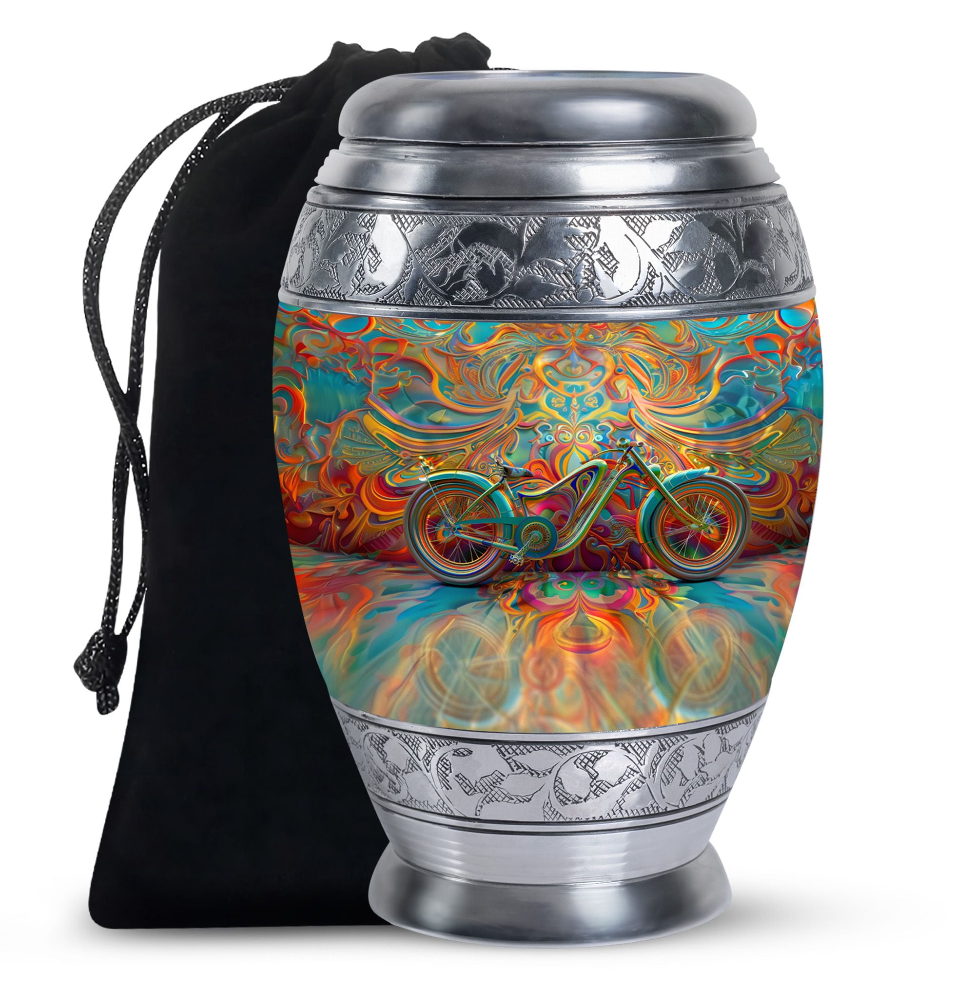 Silken Waves Burial Urns For Cremated Remains, Large Urns For Human ...