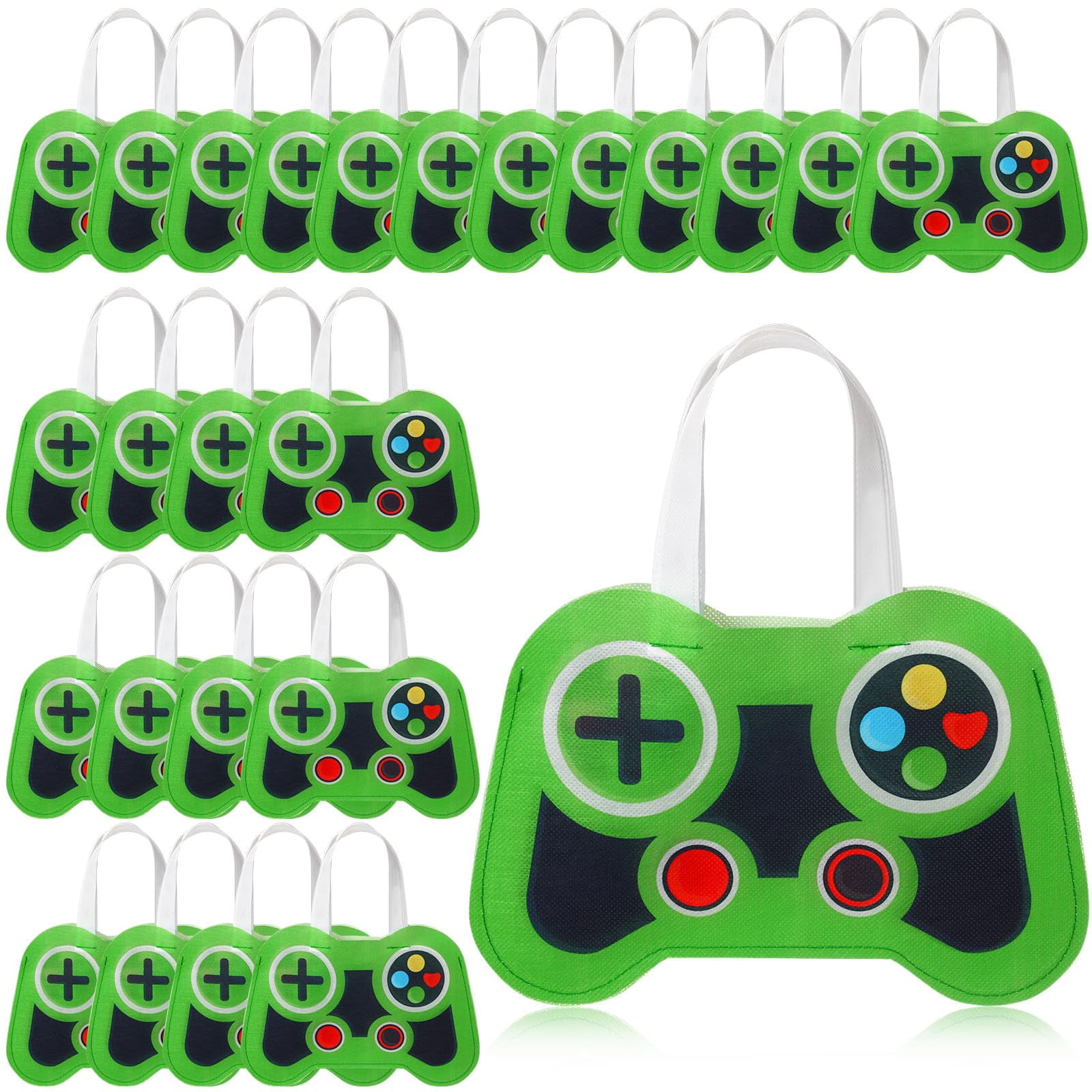 Silkfly 24 Pcs Video IFF17 Game Party Favor Bags Non Woven Reusable ...