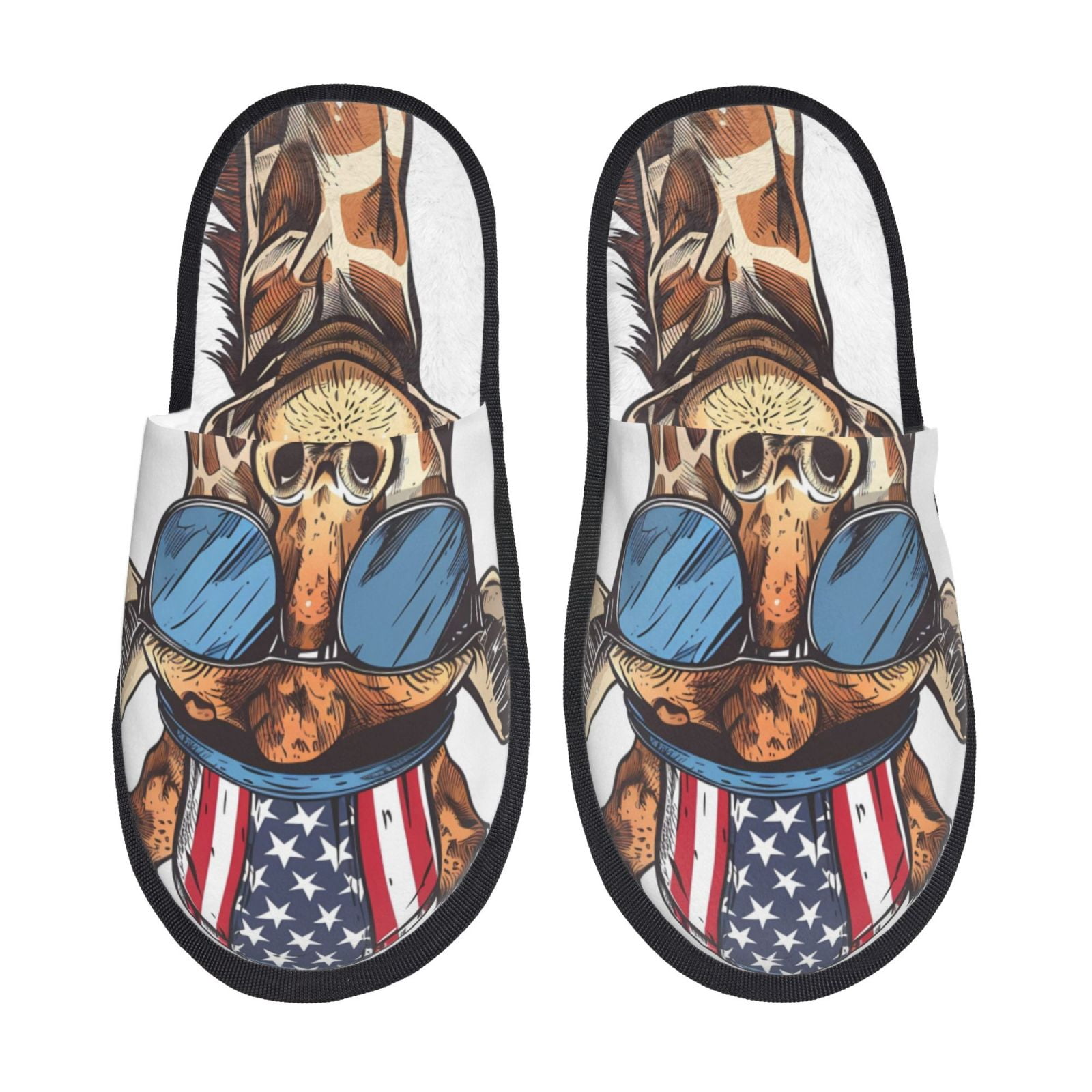 Silkie American Giraffe Style Slippers for women and Men, House Shoes ...