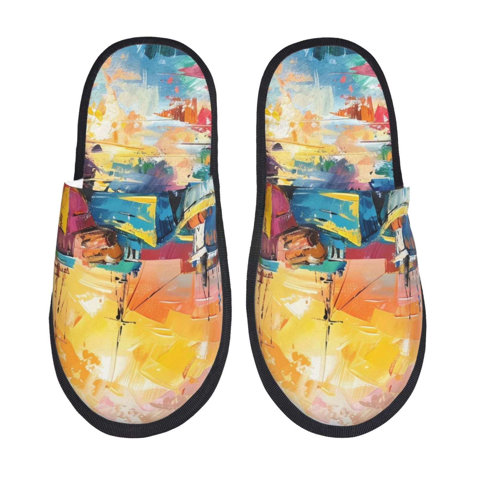 Silkie Colorful Fishing Boats Slippers for women and Men, House Shoes ...