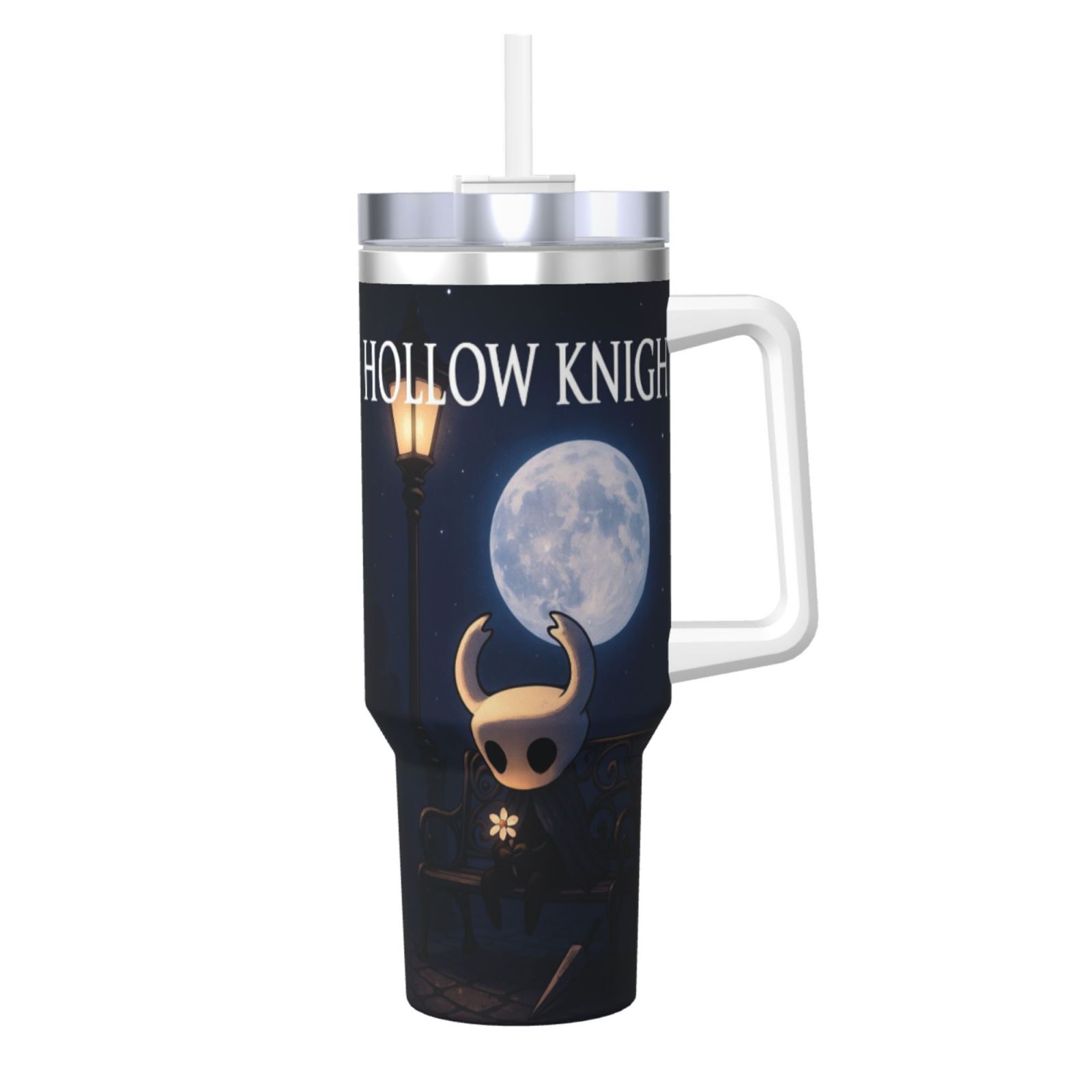 Silksong 40 OZ Ice Bully Cup with Handle Straw, Double Wall Stainless ...