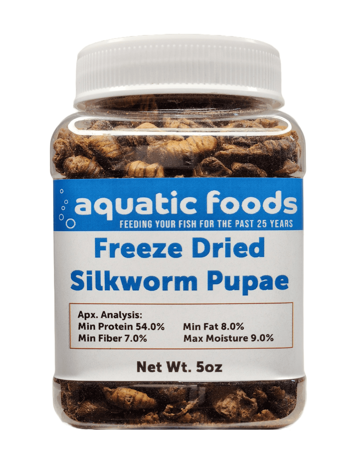 Silkworm Pupae, Freeze Dried for Koi, Pond Fish, Turtles, Large Fish ...