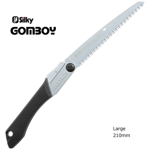 GOMBOY Silky Folding Landscaping Hand Saw, 210 Large Teeth, 294-21 ...