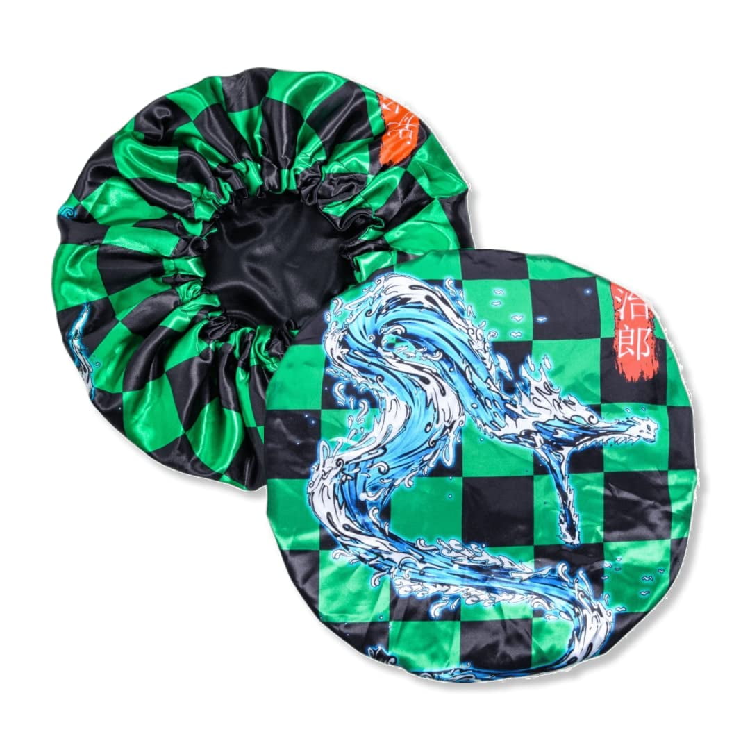 Silky Design Bonnet with Elastic Soft Band Adjustable Women and Men ...