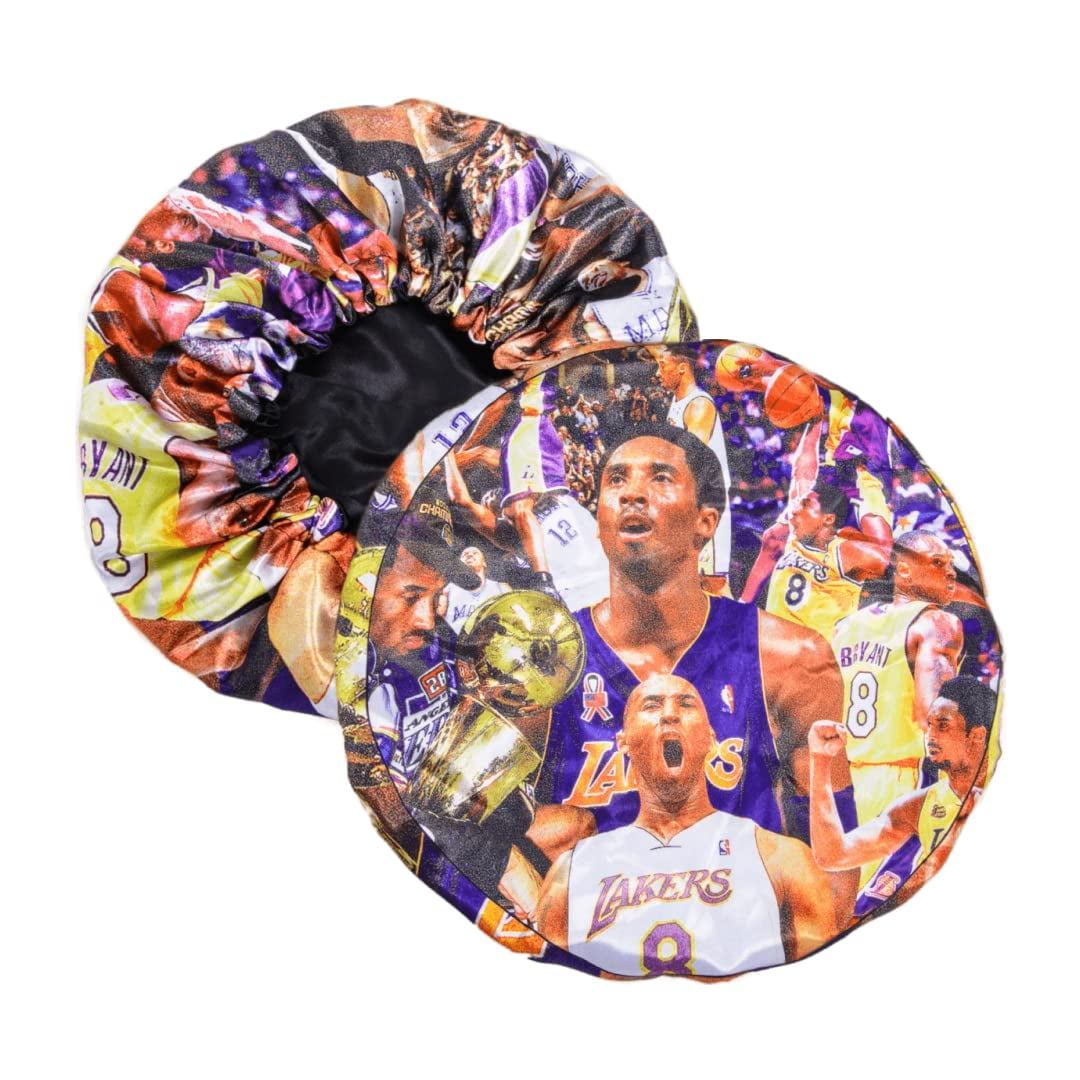 Silky Design Bonnet with Elastic Soft Band, Hair Braid Adjustable Women ...