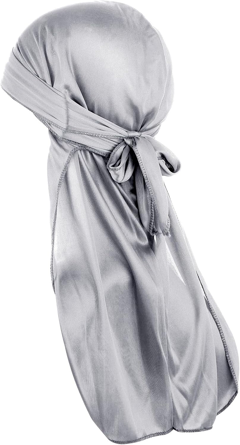 Silky Durag for Men Silk Bonnet 360 Waves Ultra-Soft Wave Cap Premium ...