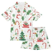 Short Sleeve Christmas Pajamas