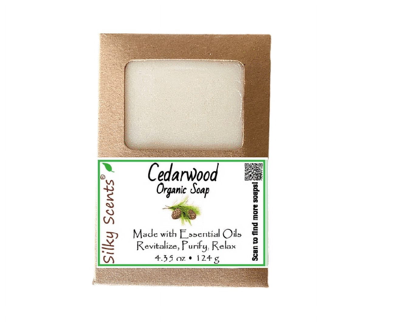 Cedarwood Organic Soap Bar - Handmade with 100% Pure Essential Oils, 4. ...