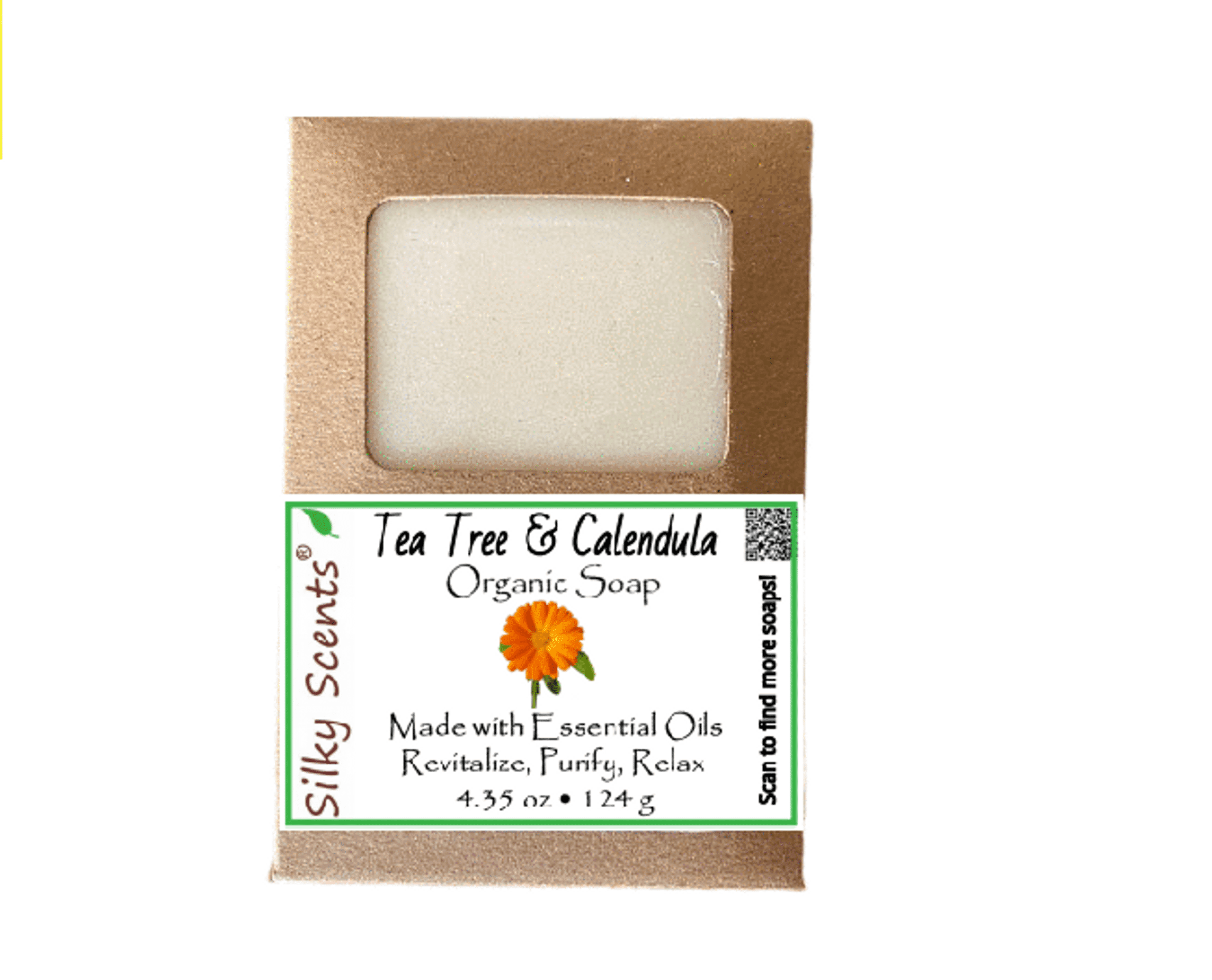 Tea Tree & Calendula Soap Bar - 100% All Natural and Organic Infused ...