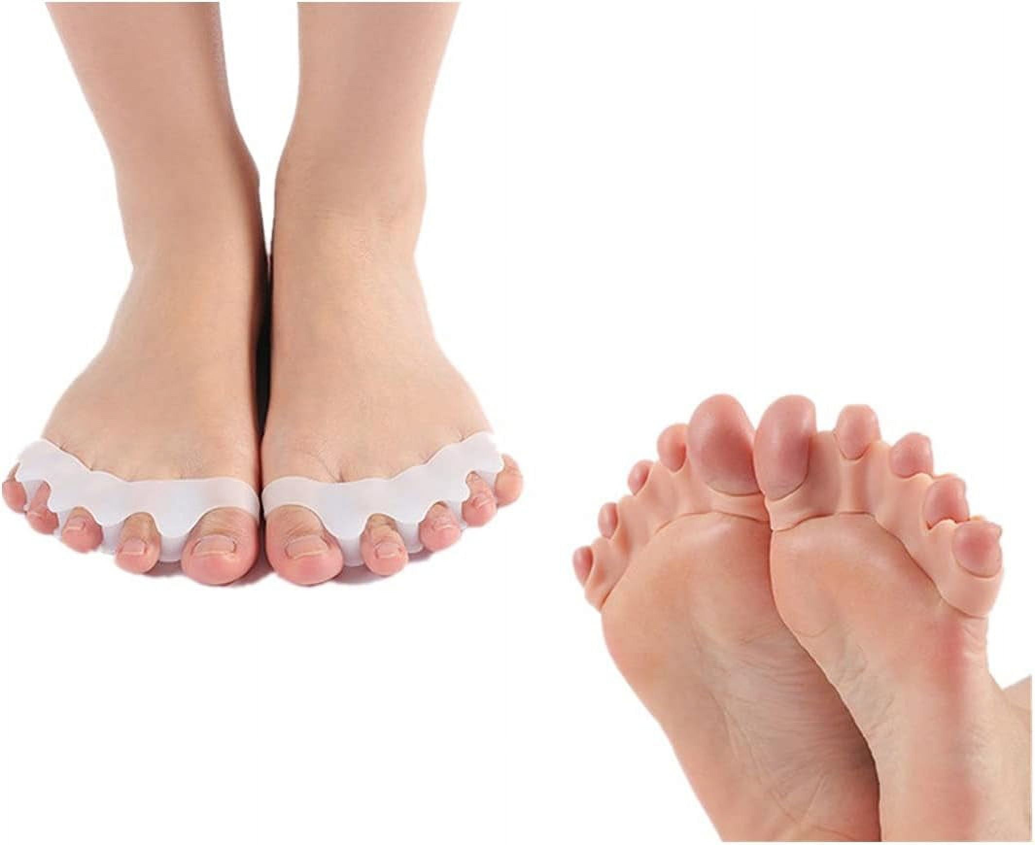 Silky Soft Gel Toe Separators Toe Spacers to Correct Toes Gentle Hammer ...