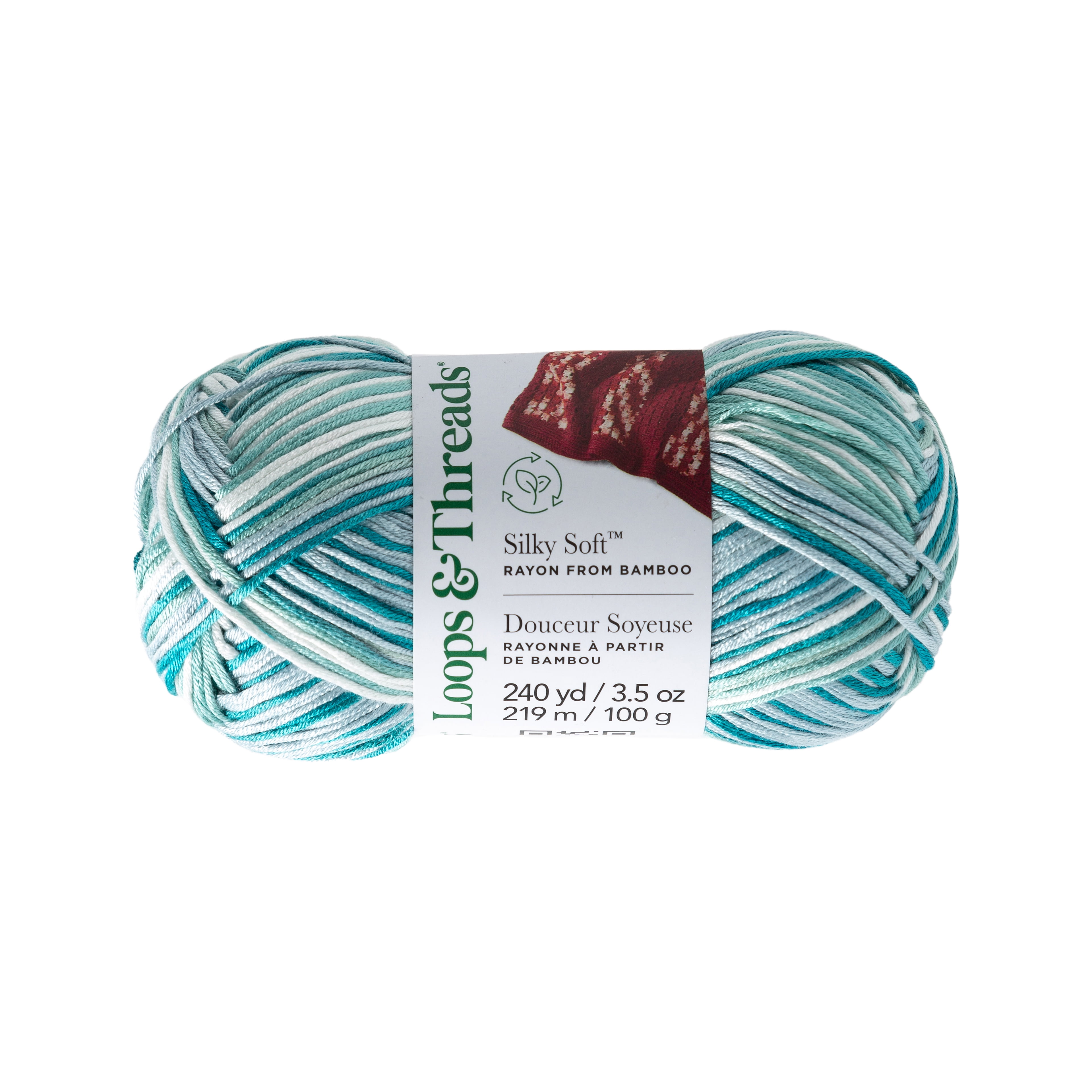 Silky Soft Multi Yarn by Loops & Threads - Yarn for Knitting - Crochet ...