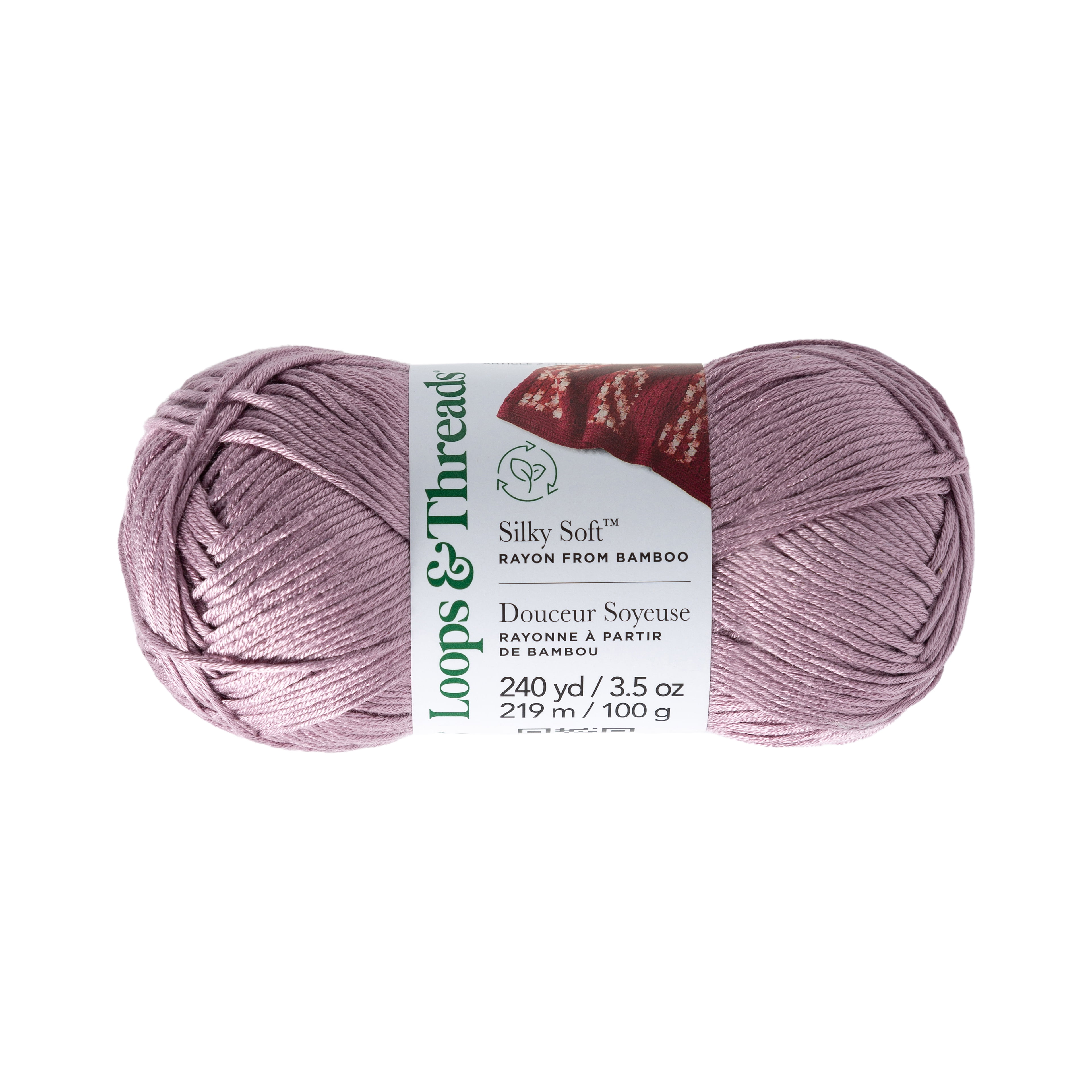 Silky Soft Yarn by Loops & Threads - Yarn for Knitting - Crochet ...