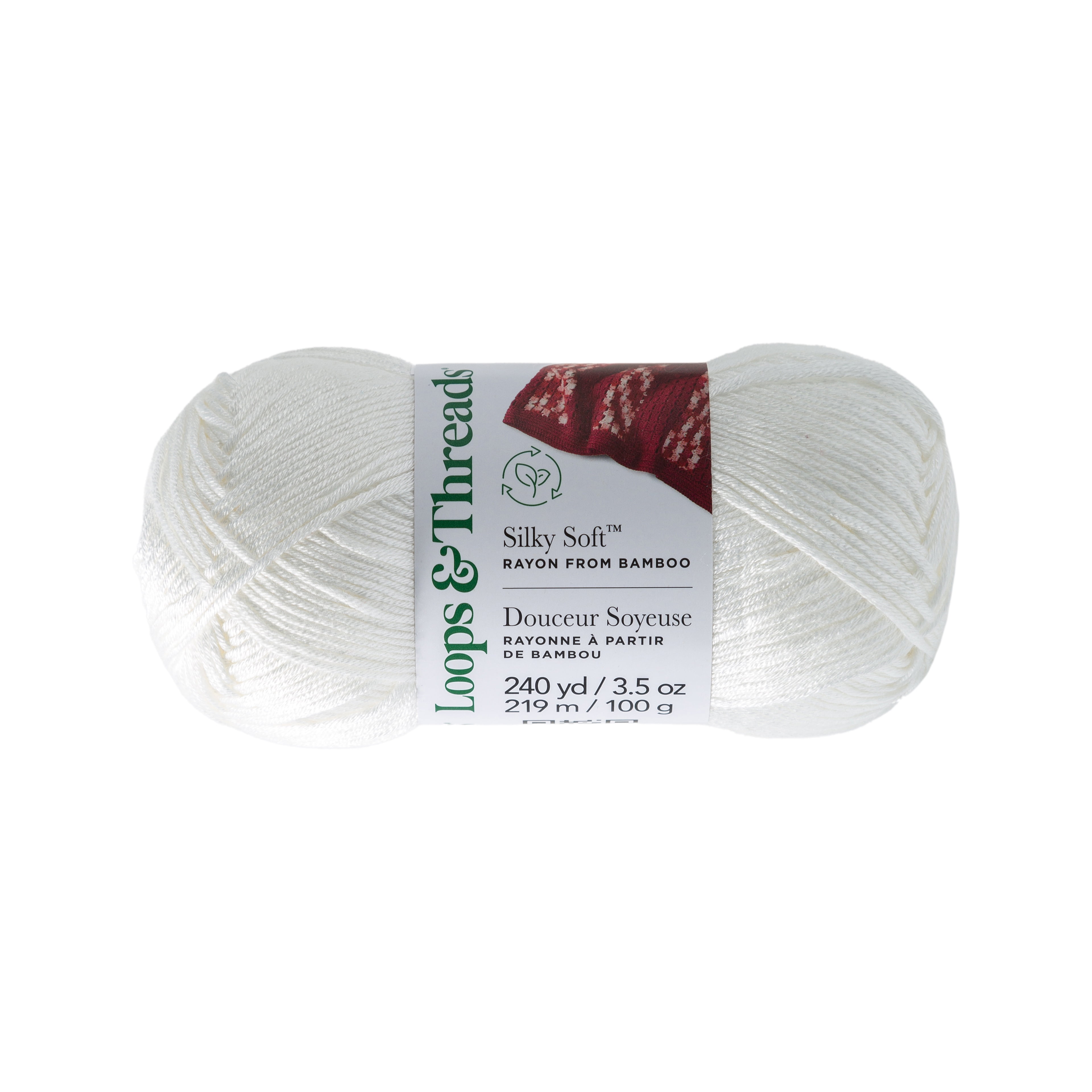Silky Soft Yarn by Loops & Threads - Yarn for Knitting - Crochet ...