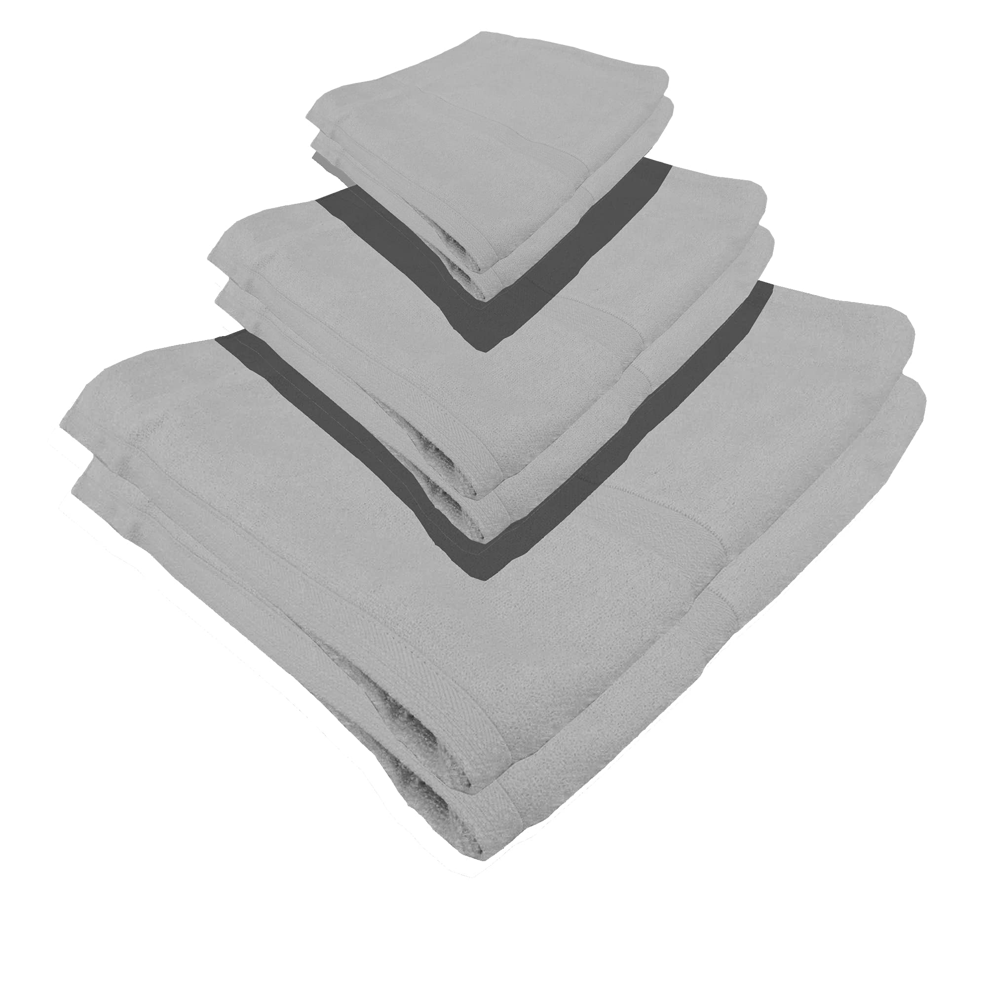 Silky Softy Bamboo Rayon Bathroom Towel and Washcloth Sets, Includes Bath Towel, Hand Towel ...