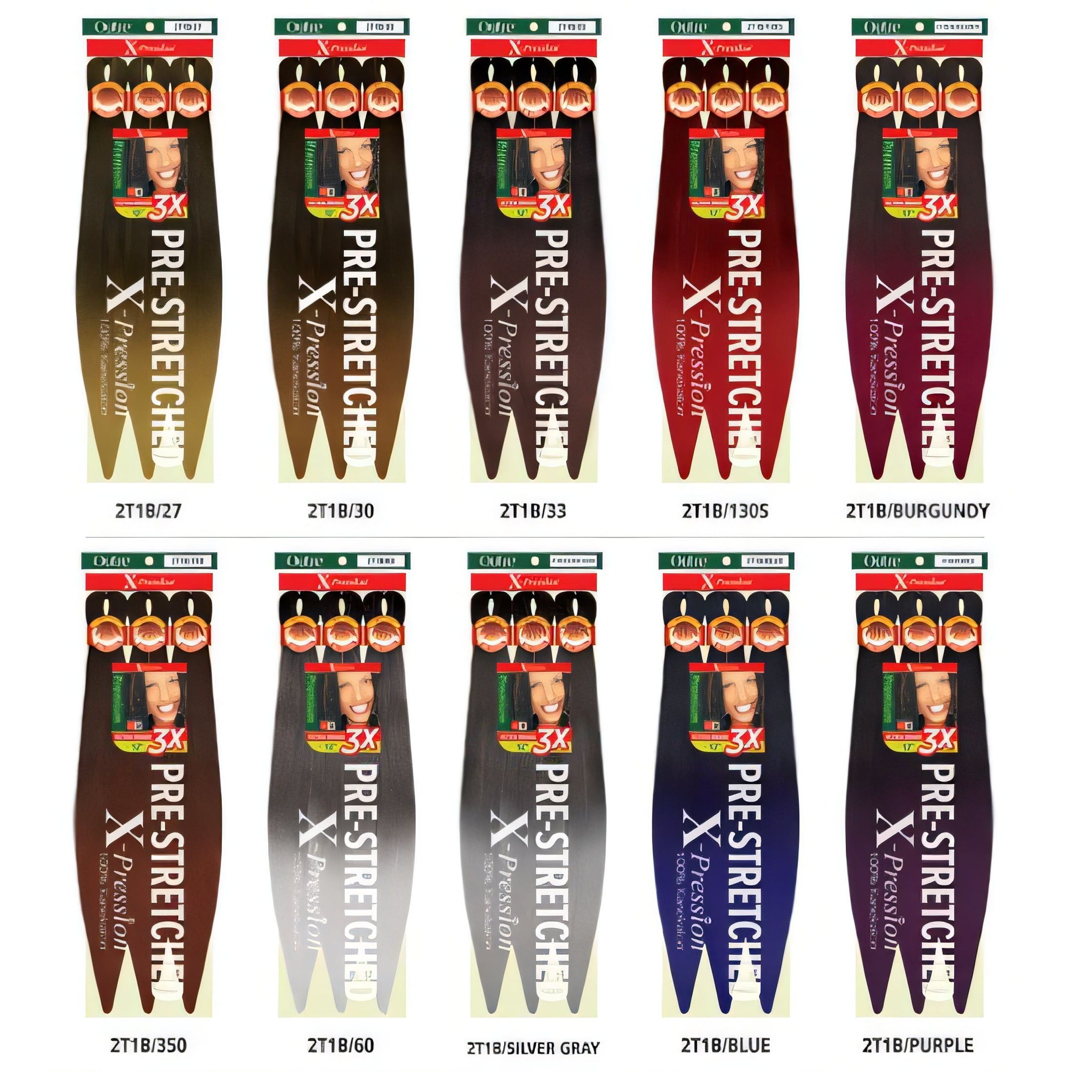 Silky Sol (Beauty Supply Store) 52 Inch, 3x’s Outre X-pression, Pre ...