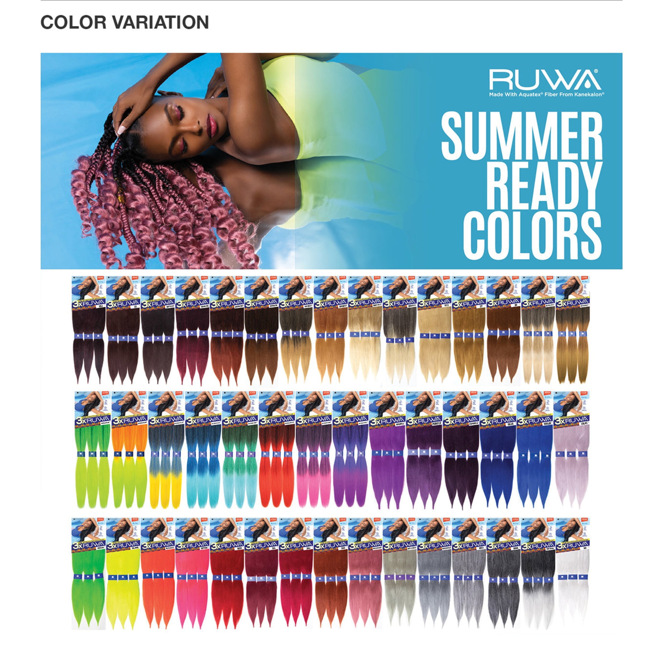 Silky Sol /Clean Beauty Supply Store Sensationnel Synthetic Hair Braids Xpression 3x Ruwa Pre ...