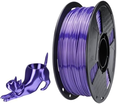 Silky TPU Filament Purple 1.75mm 1KG Shore 57D FDM 3D Printer Filament ...