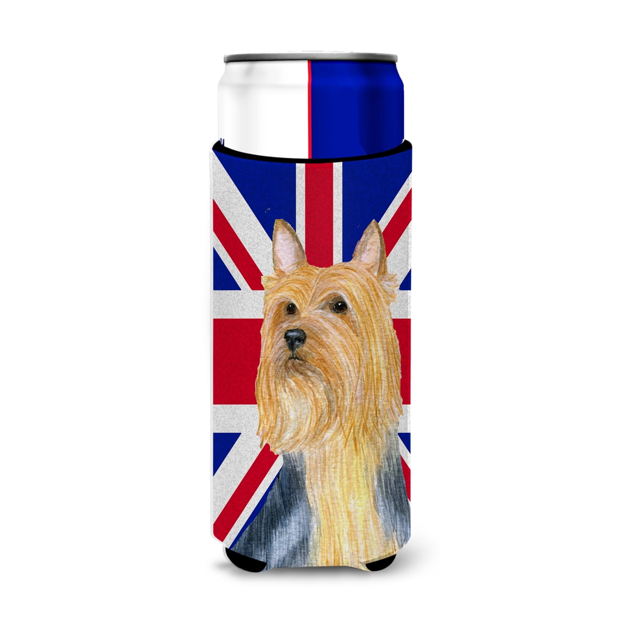 Silky Terrier with English Union Jack British Flag Ultra Hugger for ...