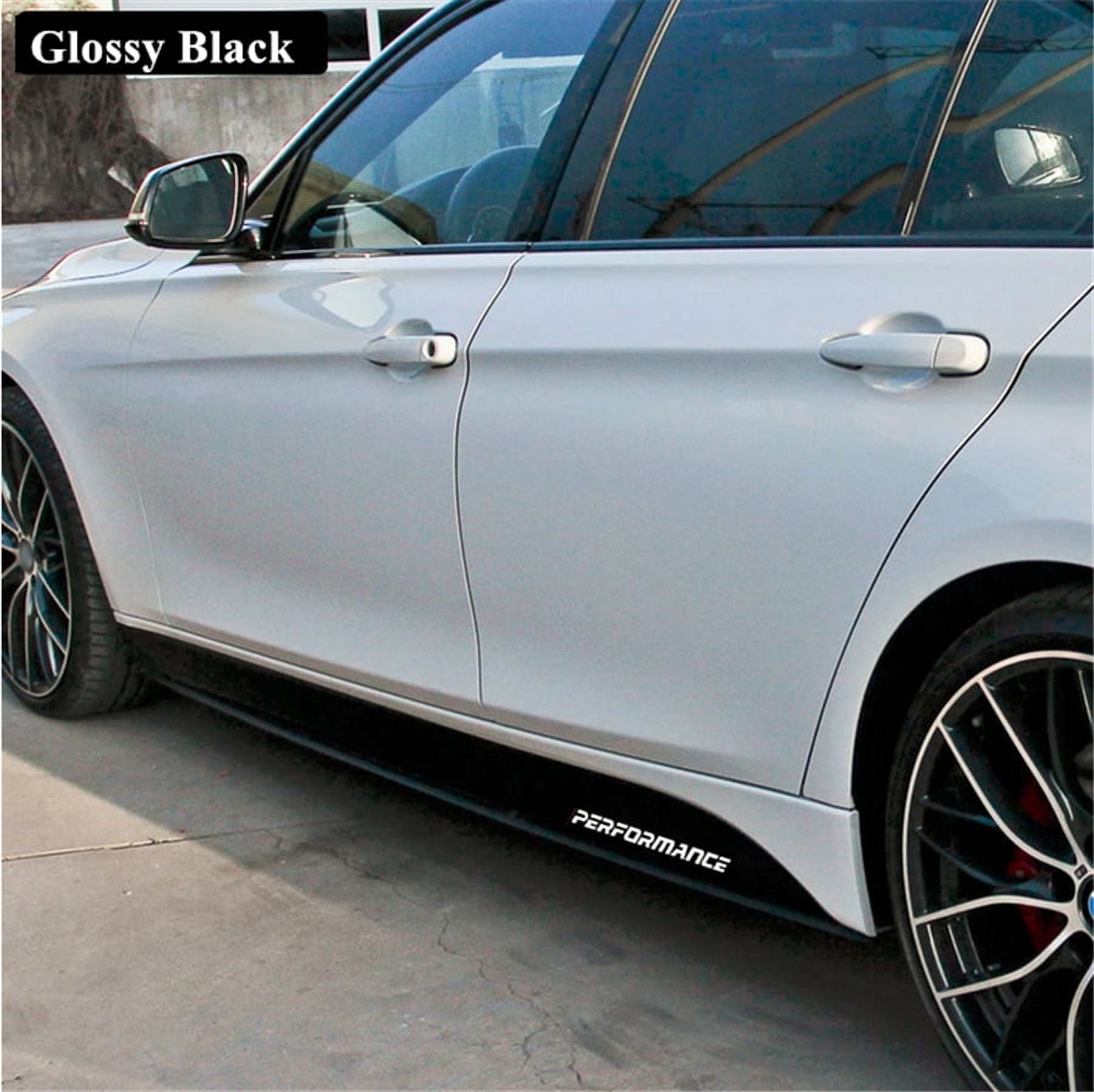 Sill Strip Logo Stickers 2× 80.7"×3.7"Vehicle Side Skirt For BMW E90 ...