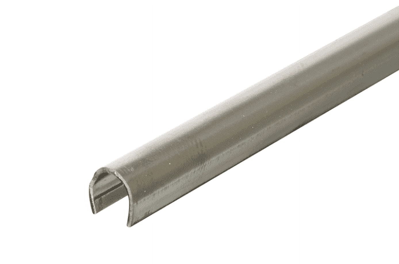 Sill Track for Sliding Doors, Snap-in, Stainless Steel - 72 in Long ...