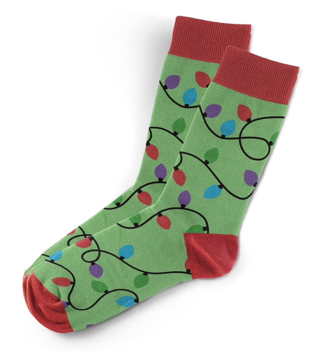 Sillies Sock Christmas Lights Socks - Funny Novelty Unisex Sock Set ...