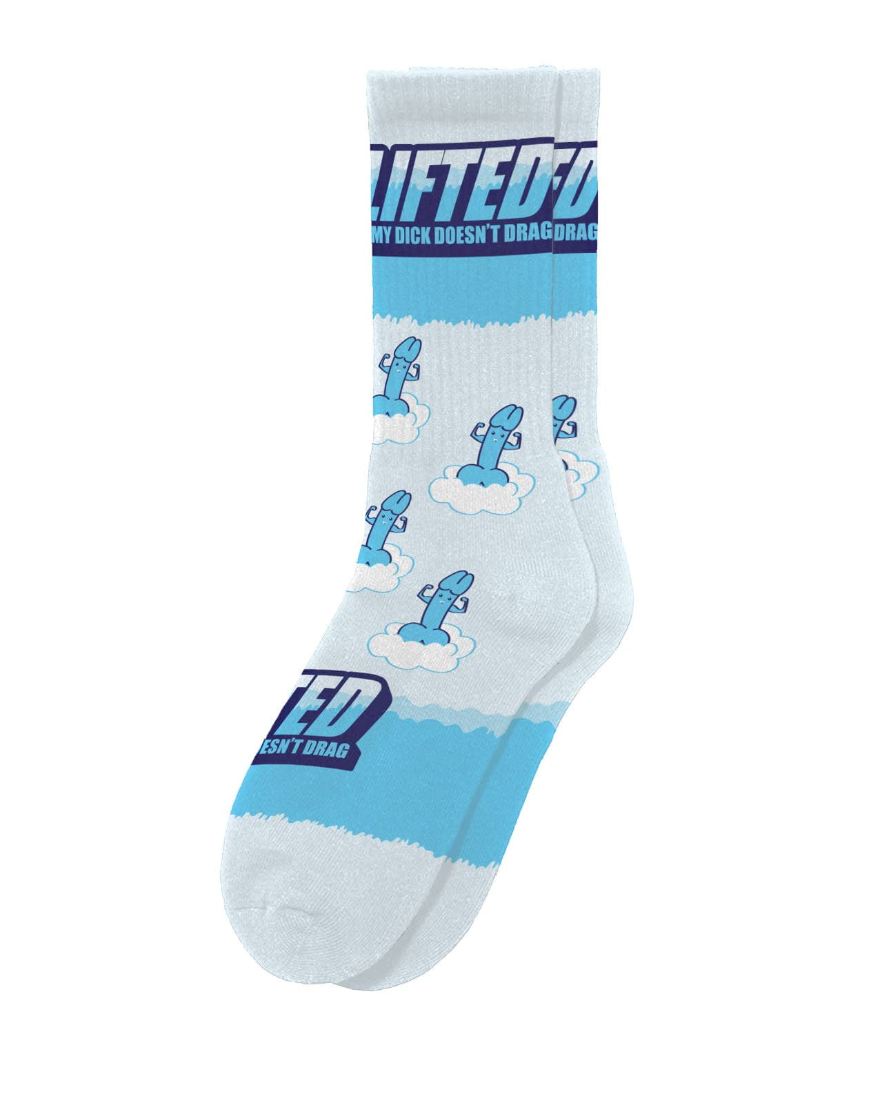 Sillies Sock Lifted Socks - Funny Novelty Unisex Sock Set, Woven Art ...