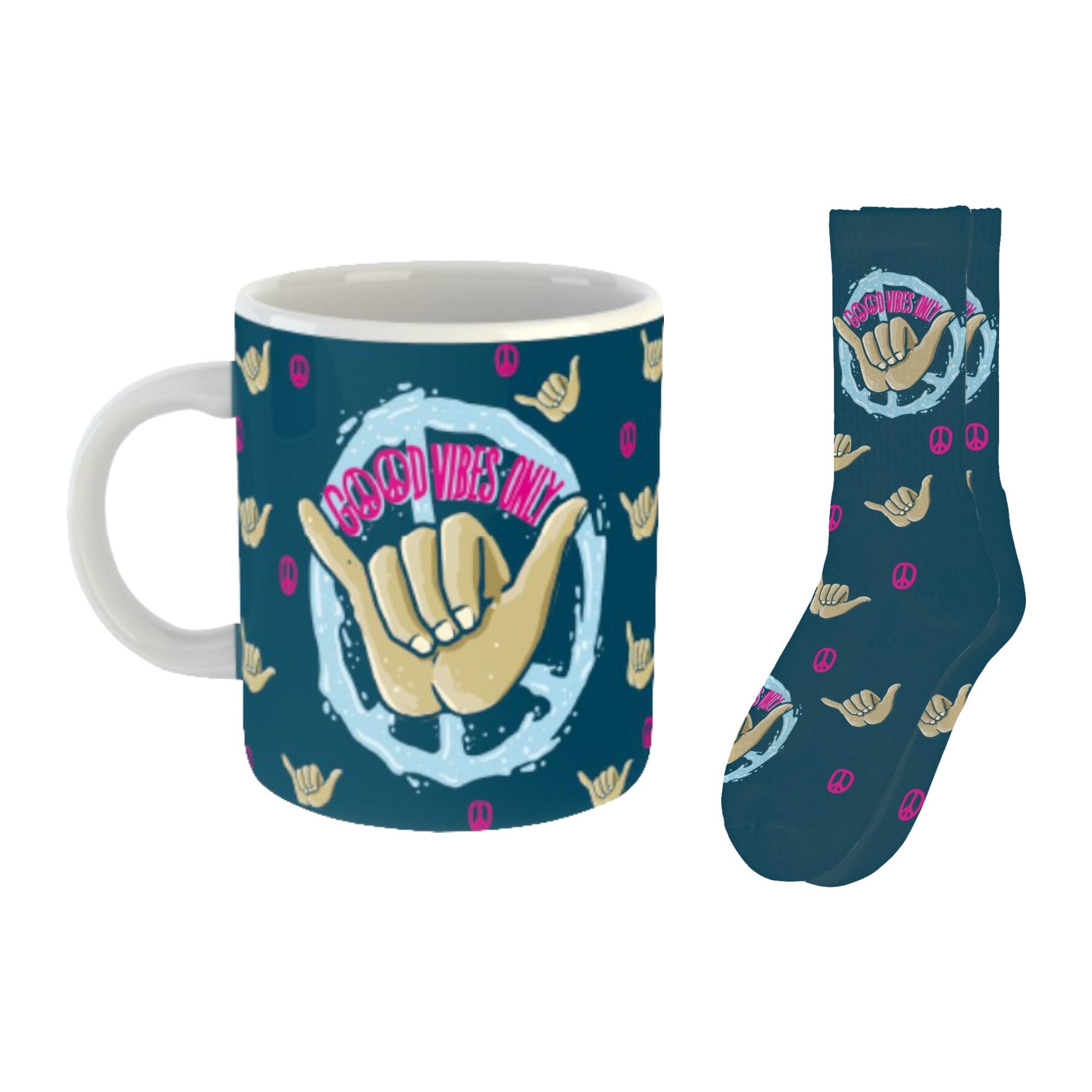Sillies Socks Good Vibes Socks In A Mug - Cozy & Fun Matching Socks And ...