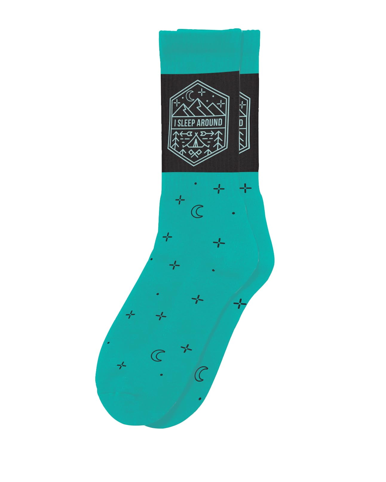 Sillies Socks Outdoor Socks - I Sleep Around Novelty Unisex Sock Set ...