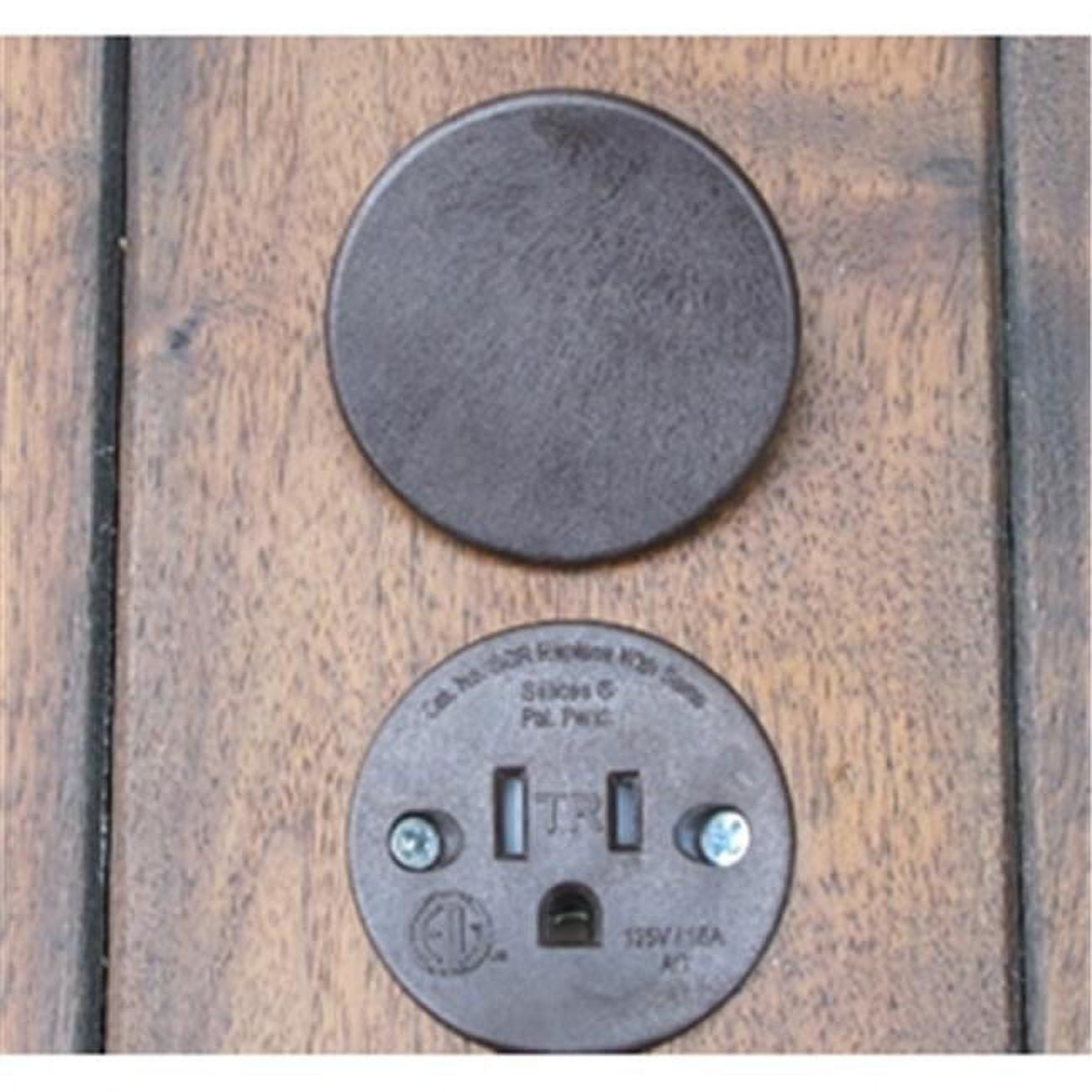 Sillites 120 V Self Contained Receptacle, 15A - Brown - Walmart.com