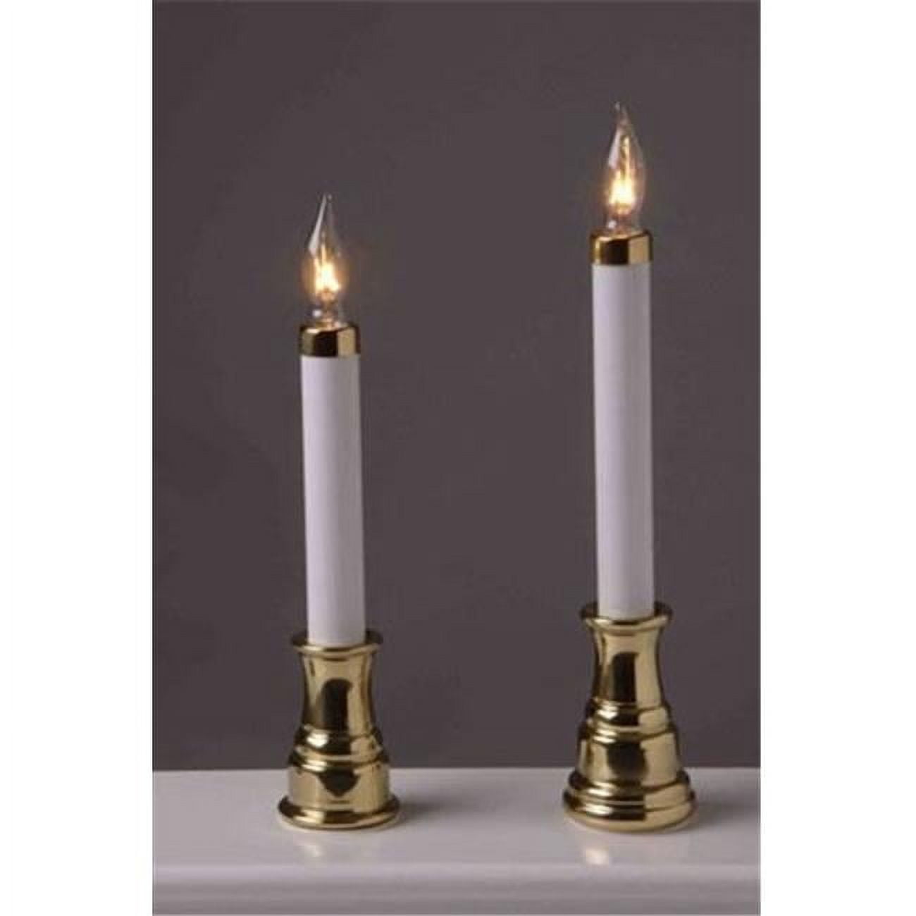 Sillites SILLITES-SL9PB 9 in. 75W Tall Candle with White PVC Sleeve ...
