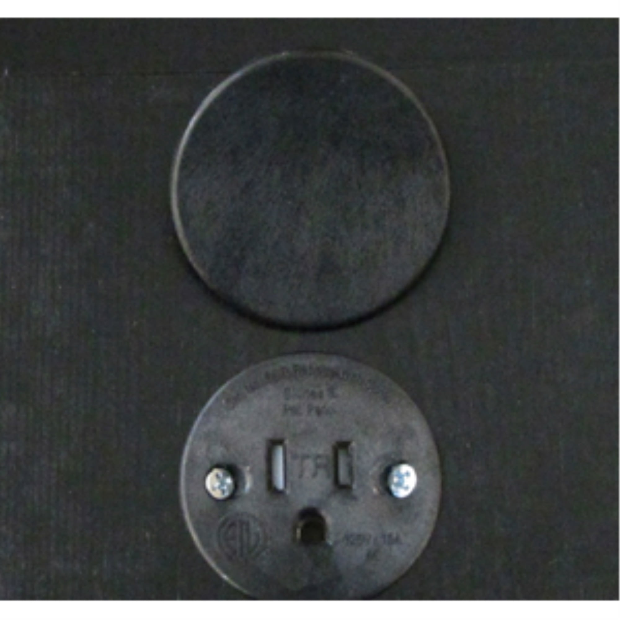 Sillites SILSCRMB 125 V Self Contained Receptacle, 15A - Black ...