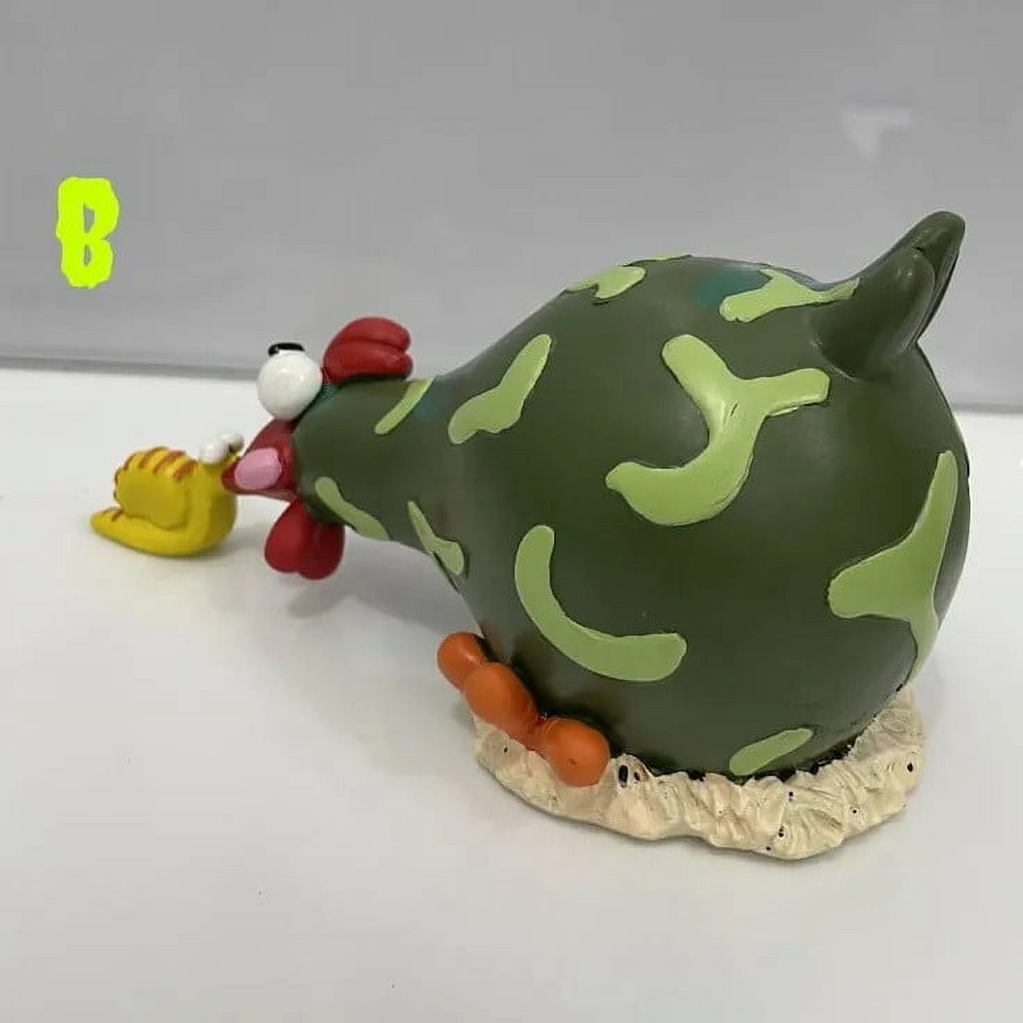 Silly Chicken Decor Silly Chicken Garden Statue Funny Chicken Statue ...