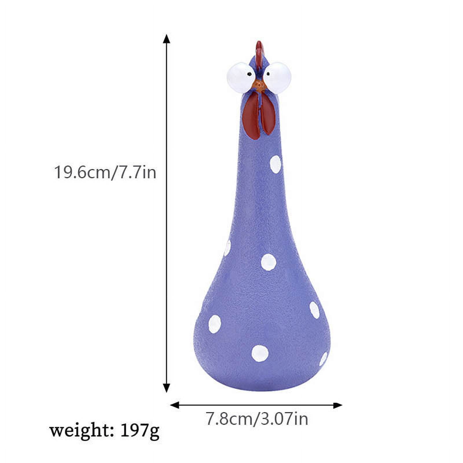 Silly Chicken Decor,Silly Chicken Resin Chicken Garden Sculptures,Silly ...