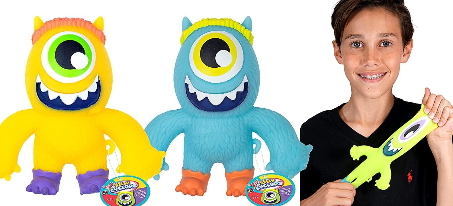 Silly Cyclops Stretchy Squishy Fidget Toy Monster Alien (2 Units ...