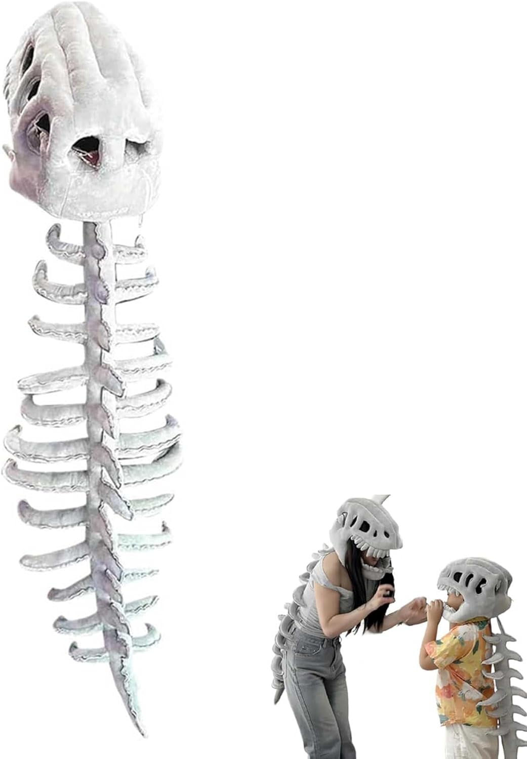 Silly Dino Plush, Dinosaur Skeleton Plush Costume, Sillydino ...