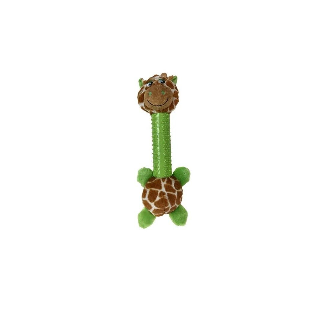 Silly Dog Fun Chew Tug Toss Toys Zoo Animals Plush Pig Giraffe Elephant ...
