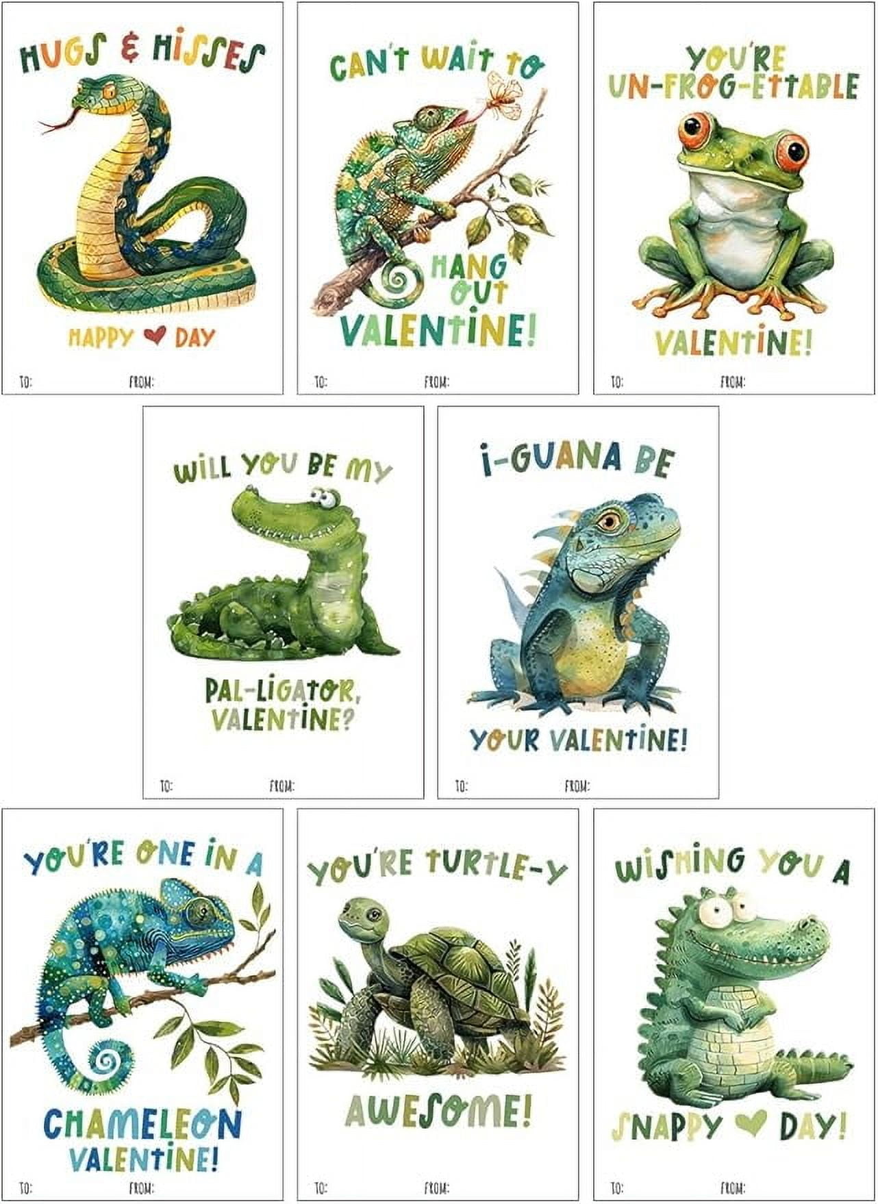 Silly Goose Gifts Beautiful Reptile Valentine Day Classroom Sharing ...