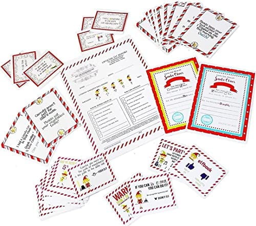 Silly Goose Gifts Elf Notes Activity Calendar Count Down Kit with Bonus ...